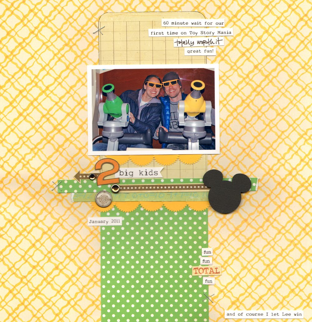 WARNING: It's a crazy mess of scrapbooking, corny jokes, possibly funny ...