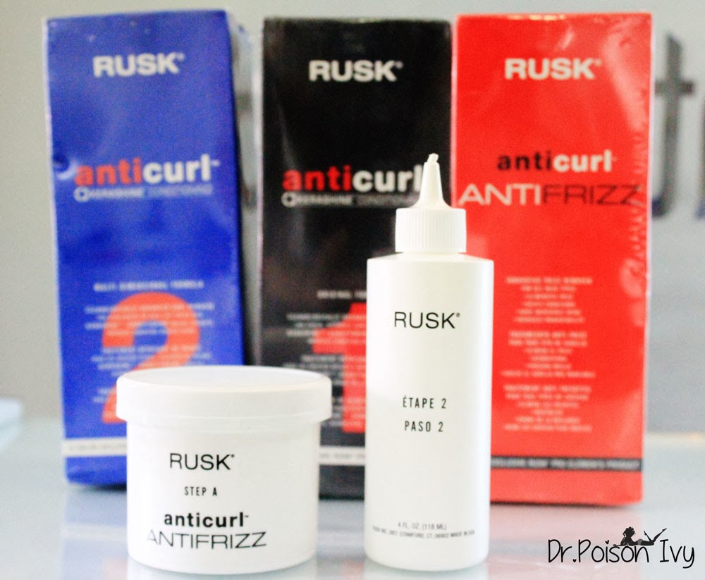 Dr.Poison Ivy's Beauty Blog: RUSK Anti Frizz hair Treatment