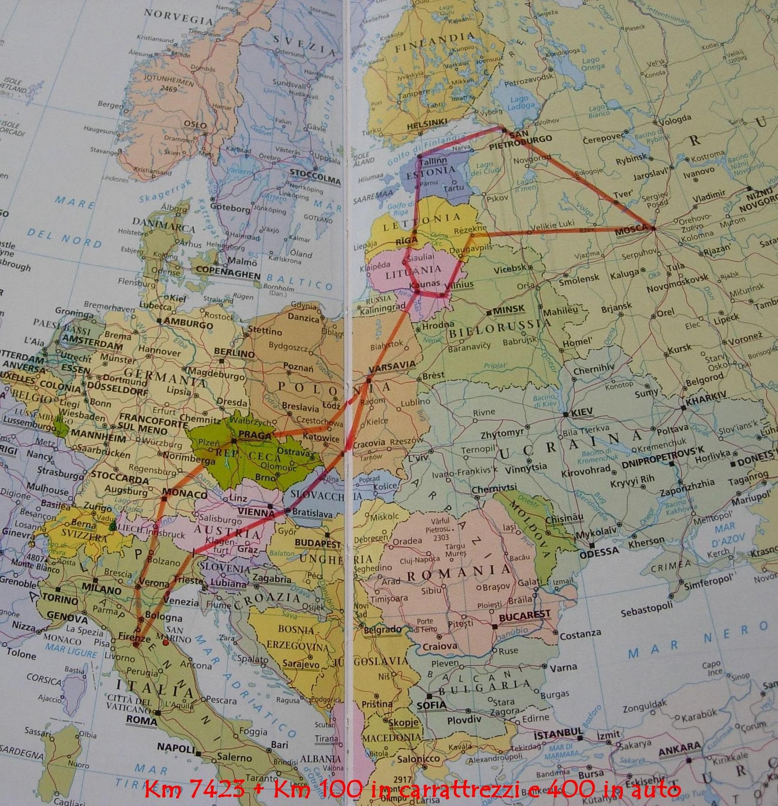 Girovagando ...: Russia e Paesi Baltici