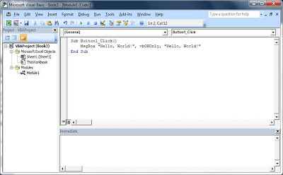 The Excel VBA Zone: Setup and Hello World!