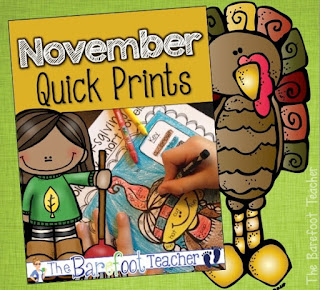 November Quick Print Resources & Activities for Little Learners | The ...