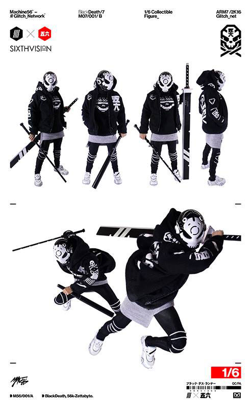 Bonehead: Black Death 1/6 from Machine56 x Glitch Network