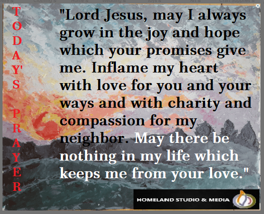 A 5-MINUTE OUTREACH: TODAY'S PRAYER