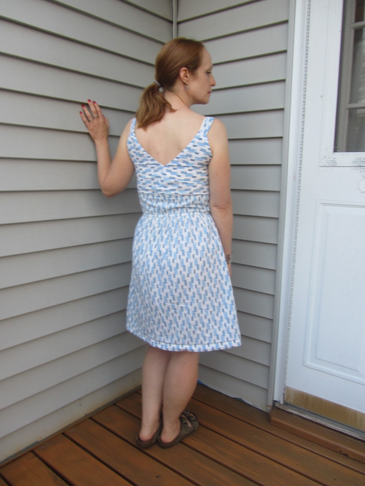 Refashion Co-op: Tiki Sundress from a man's shirt