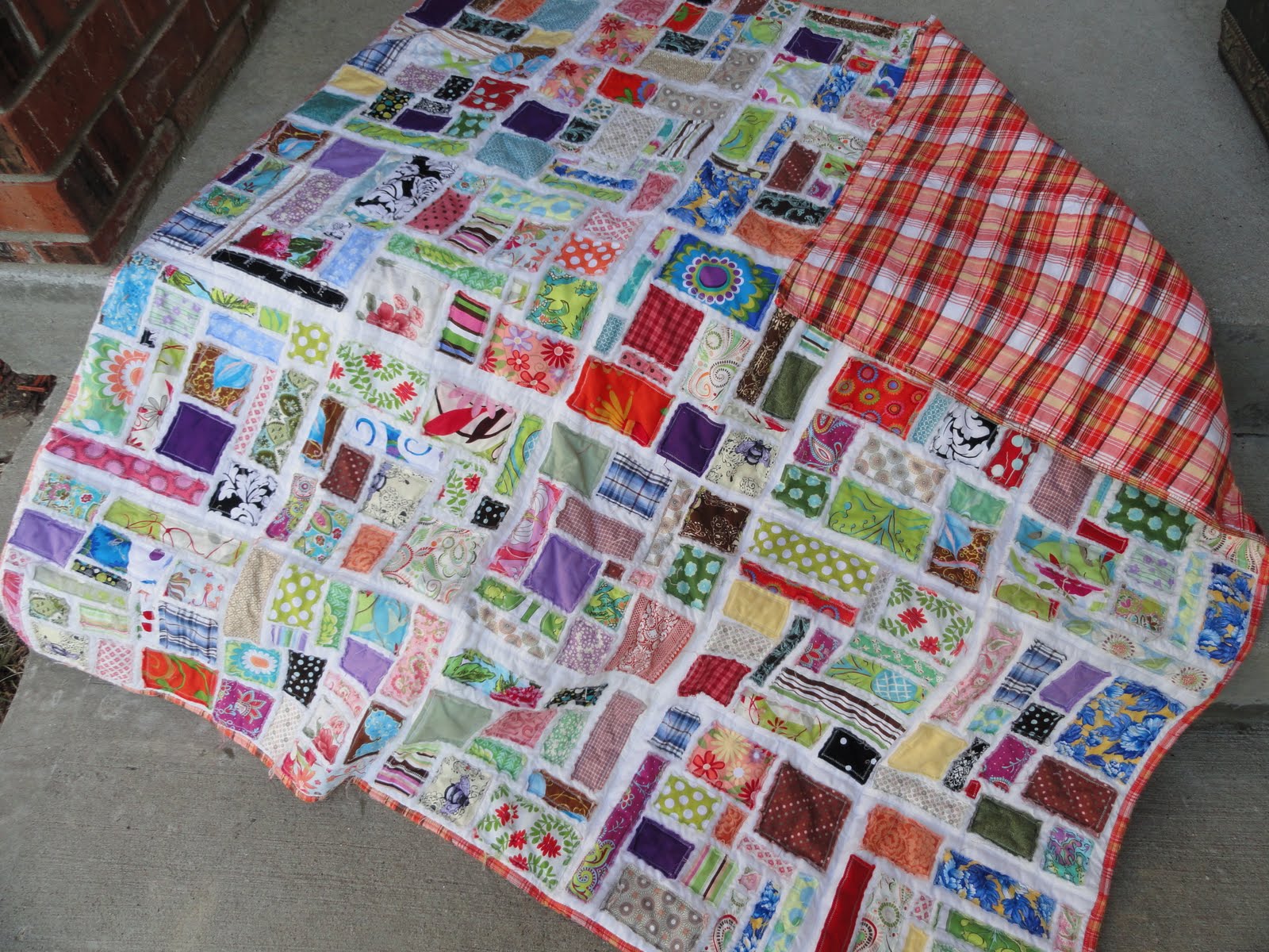 Oxford Impressions: Raw Edge Mosaic Tile Quilt