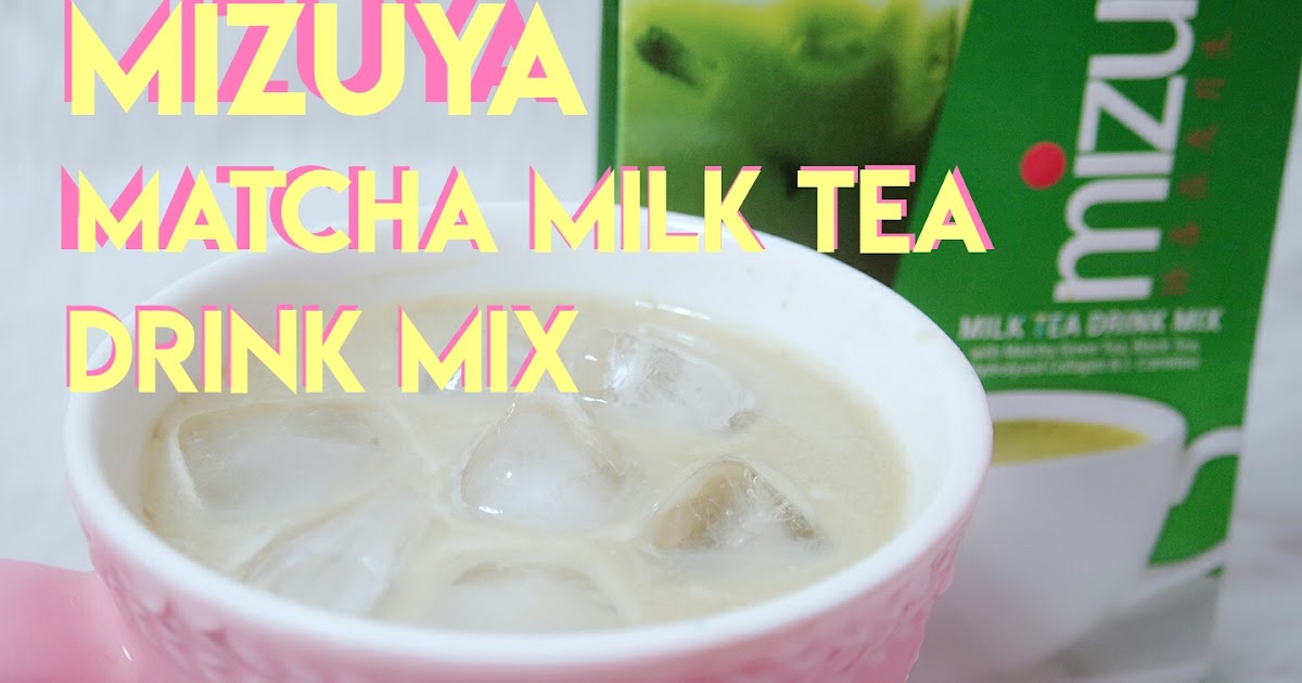 Mizuya Matcha Milk Tea Drink Review | pinkislovebynix