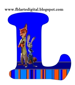 Alfabeto de Zootopia. - Oh my Alfabetos!