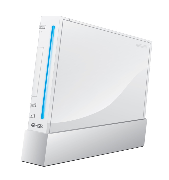 Wiiのイラスト Image of white gaming computer – nintendo wii | ai eps イラストレーター