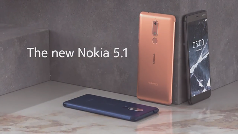 Nokia 5.1 with 5.5-inch 18:9 screen, Helio P18 SoC, and Android One now ...