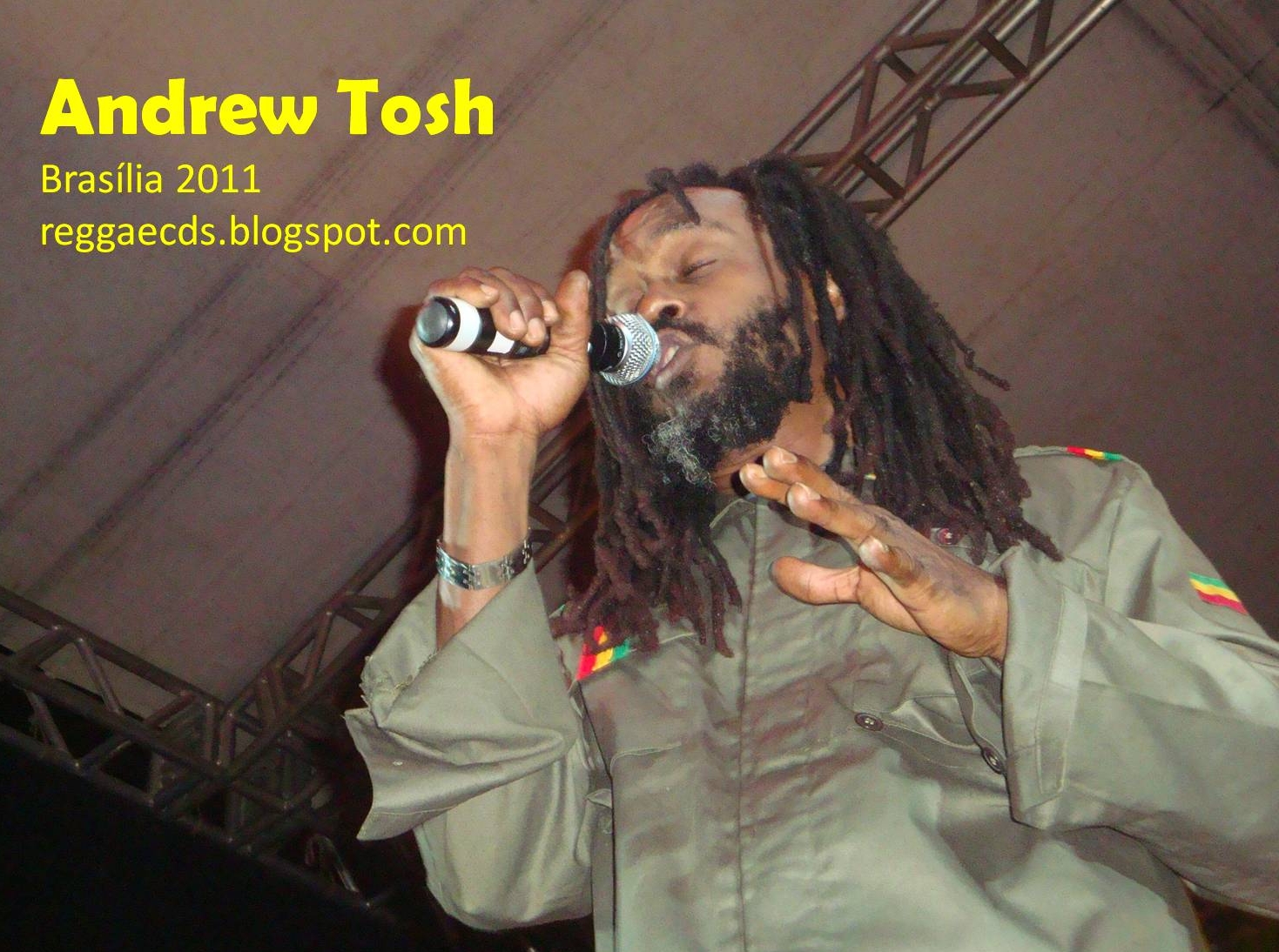 Reggaediscography: ANDREW TOSH - PHOTOS: [Live in Brasilia (Brazil ...