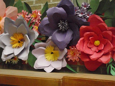 Downeast doing stuff: Paper Flowers I made...