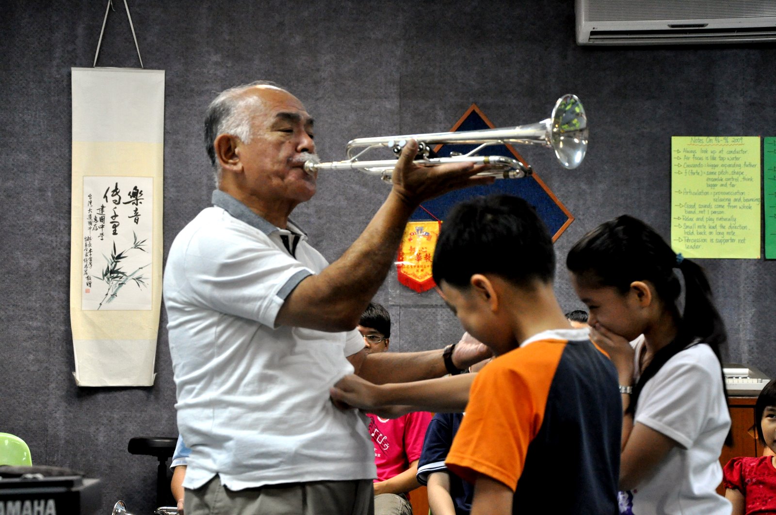 Yap Yi: My First Trumpet Lesson with Mr Mitsuo Nonami