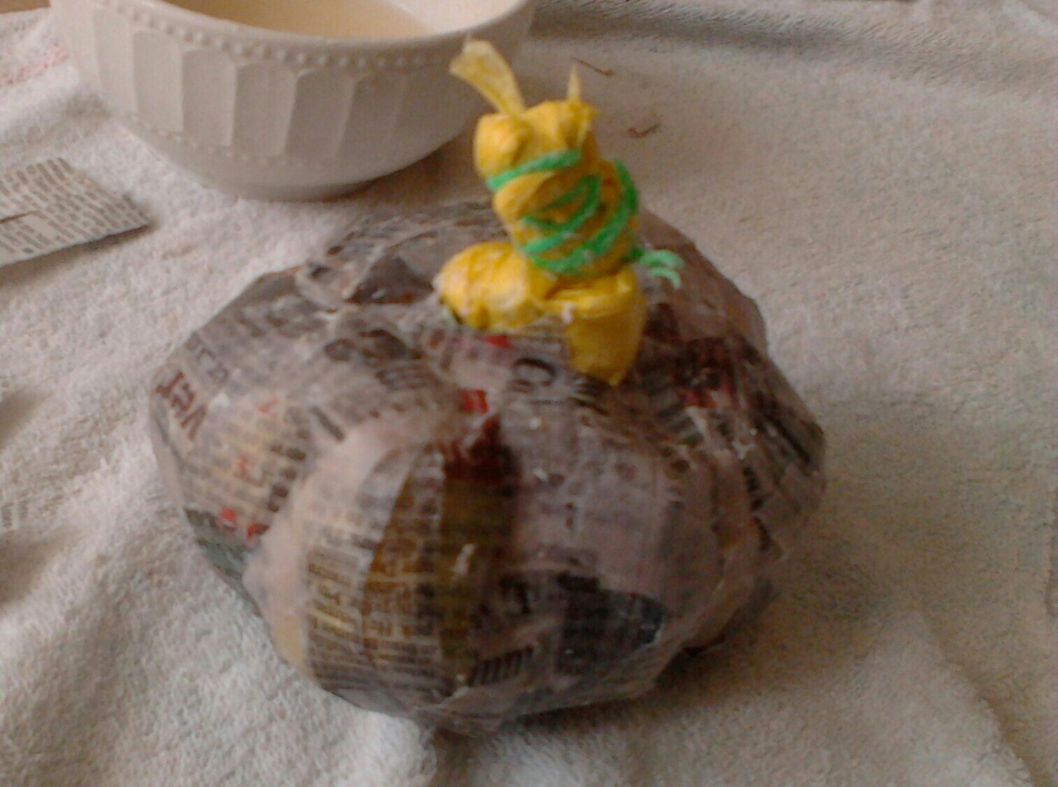 In All Faithfulness: Fall DIY: Paper mache pumpkin tutorial