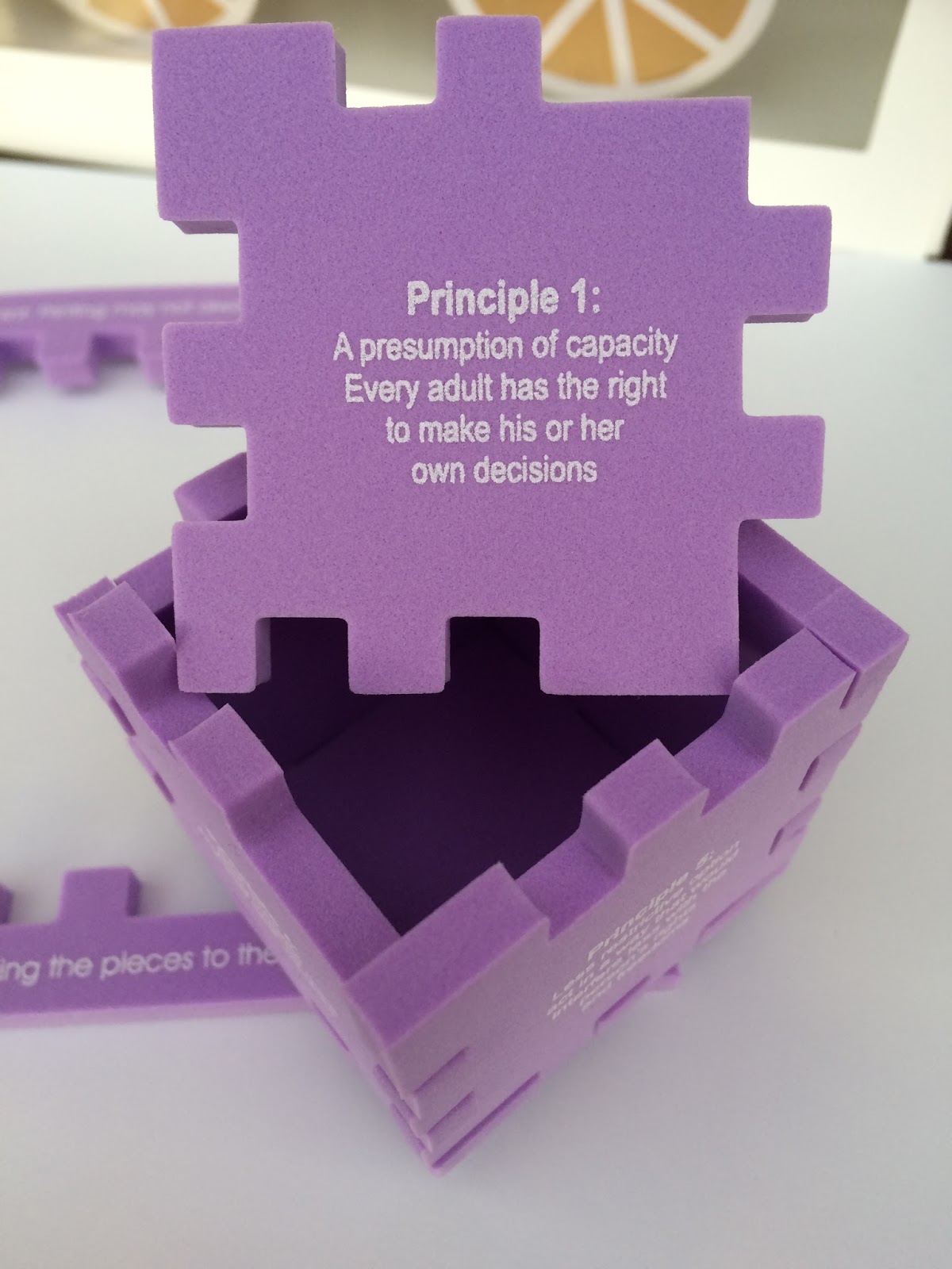 The Mummy Dementia Blog: 5 Principles of The Mental Capacity Act - Puzzle