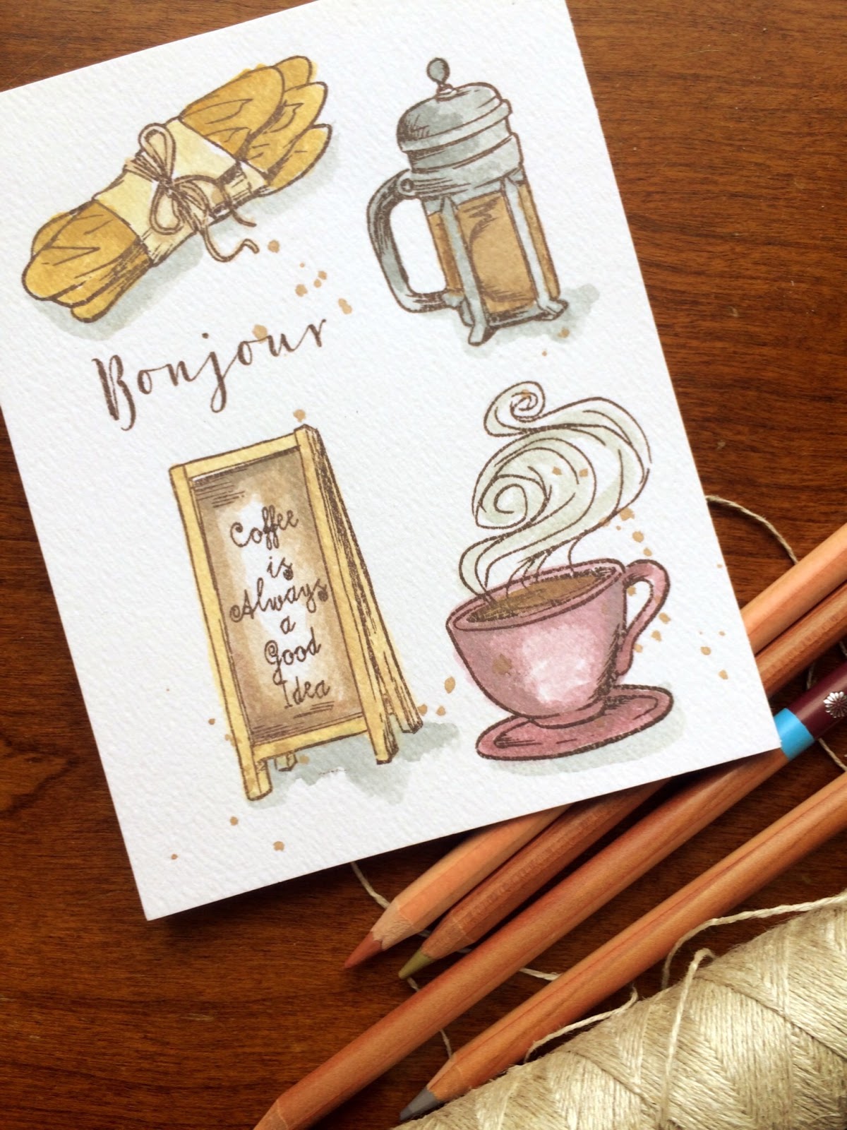 lauralooloo: How to Be Brave and Use Watercolor on Handmade Cards
