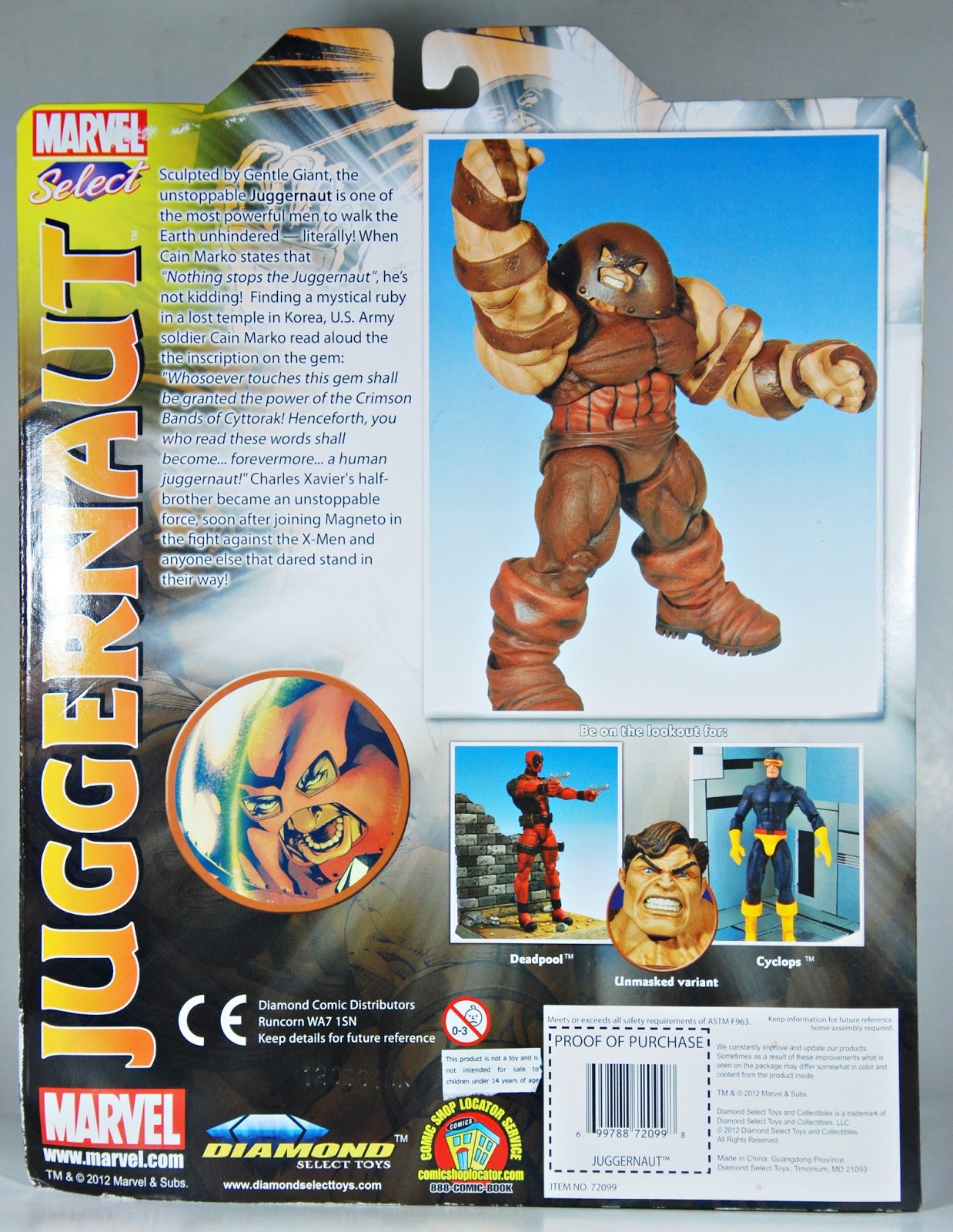 Marvel Select Juggernaut....