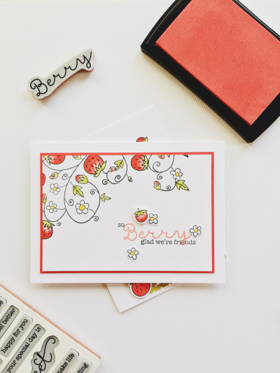 Laura's Card Corner: berry patch