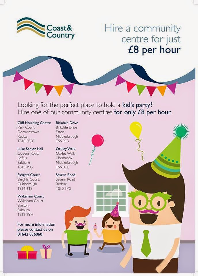 Redcar, North Yorkshire, UK.: Hire a community centre for just £8 per ...