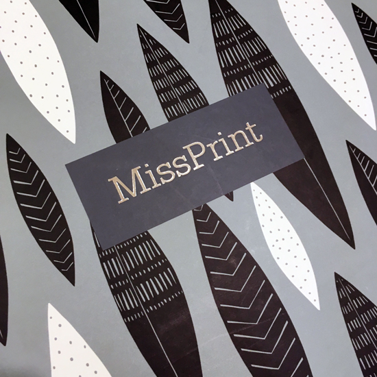 print & pattern: WALLPAPER - missprint