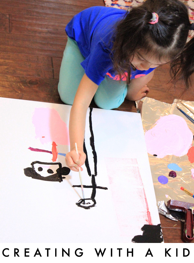 alisaburke: creating with a kid