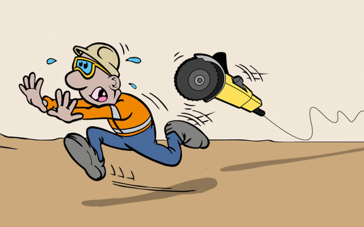 Happy Accident: Angle Grinder