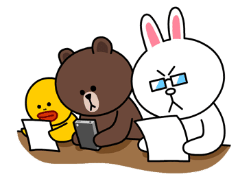 Brown & Cony | [PNG Pack] Sticker LINE Camera
