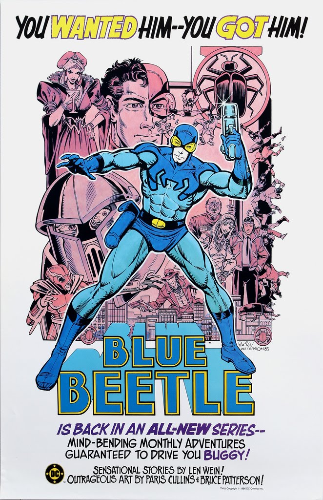 The Dork Review: Promotional Posters: Blue Beetle - 1986