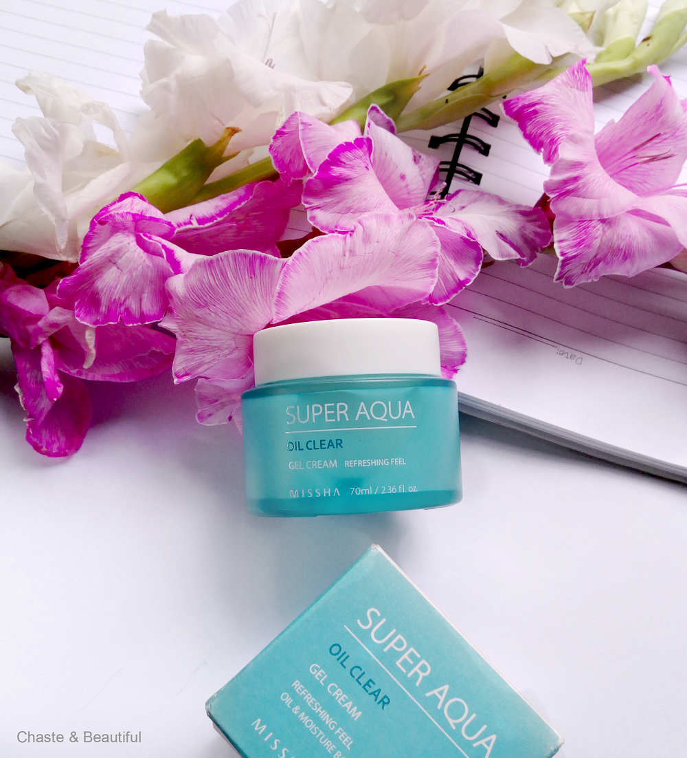 REVIEW || Missha Super Aqua Oil Clear Gel Cream - Chaste & Beautiful