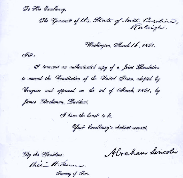 United States Constitution and Citizenship Day: Corwin Amendment