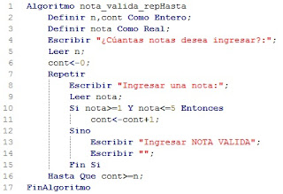 PseInt - Estructuras Repetitivas ~ Telematics