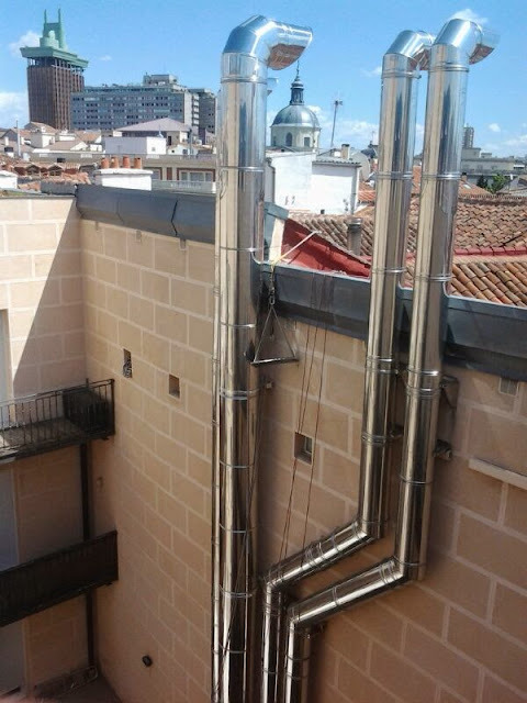 Salida de humos, instalador salidas humos y tubos chimeneas, campanas ...