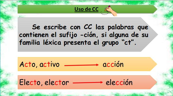 LA CLASE DE FLOR 5º DE PRIMARIA : LENGUA UD 12: LA C Y CC