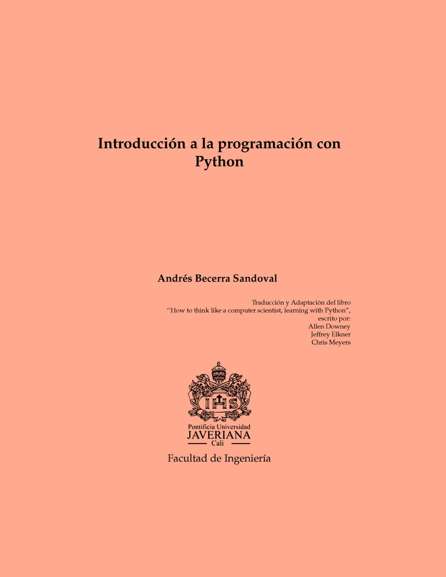 Introducción a la programación con Python | FreeLibros