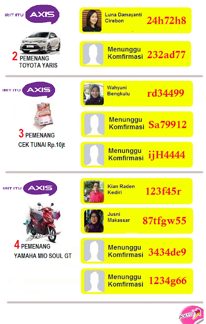 TARIF & PAKET ~ PT. AXIS TELEKOM