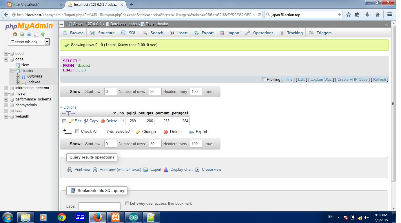 Cara Mengirim Data Dari Arduino Ethernet Ke Database Mysql Localhost Komputer