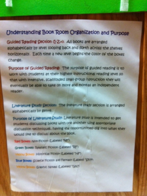 Middle School Book Room Update and a Freebie – The Literacy Effect