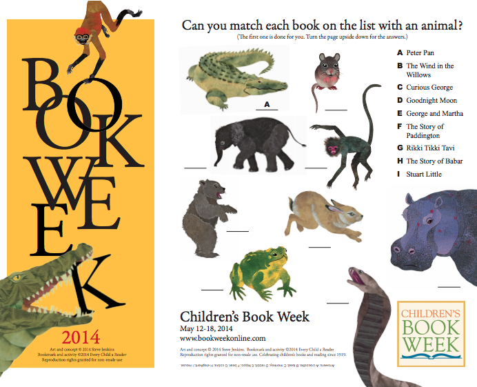 The Library Voice: Excited To See The 2014 Children's Book Week Poster ...