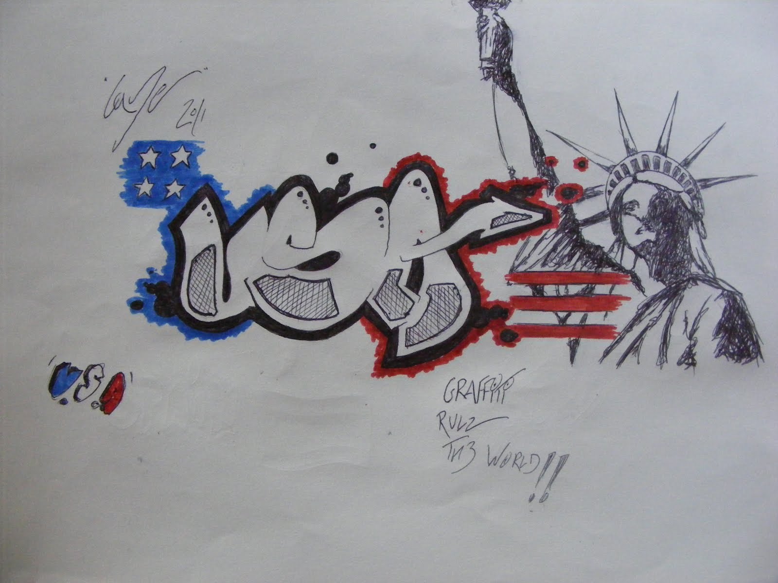 WEEK 004 - UNITED STATES OF AMERICA ~ Graffiti Rulz The World