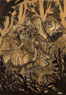 denis medri artworks: THE HOBBIT by Denis Medri - Trolls