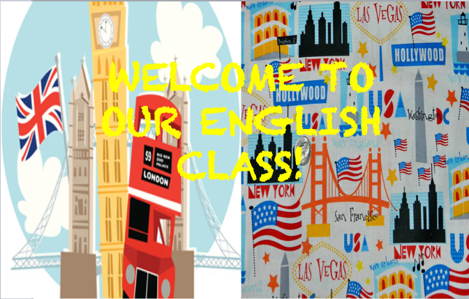Welcome to our English class!