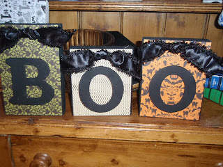 Mandy's Making Crafts: BOO blocks