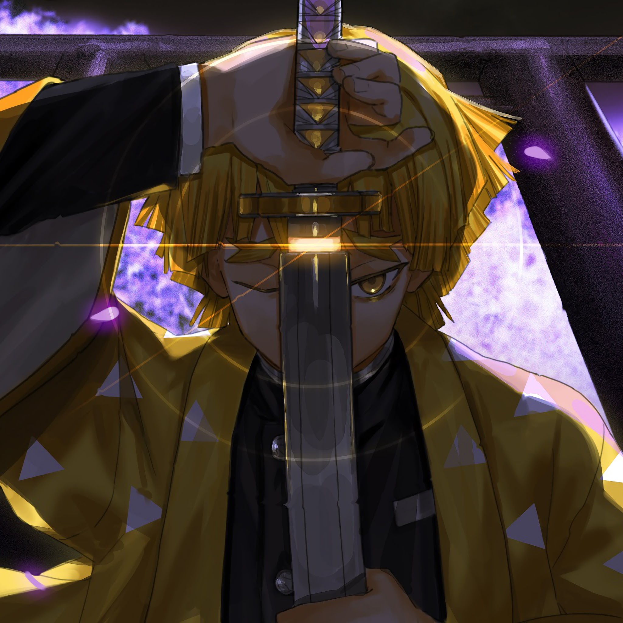 Zenitsu Agatsuma, Kimetsu No Yaiba, 4K, #45 Wallpaper PC Desktop