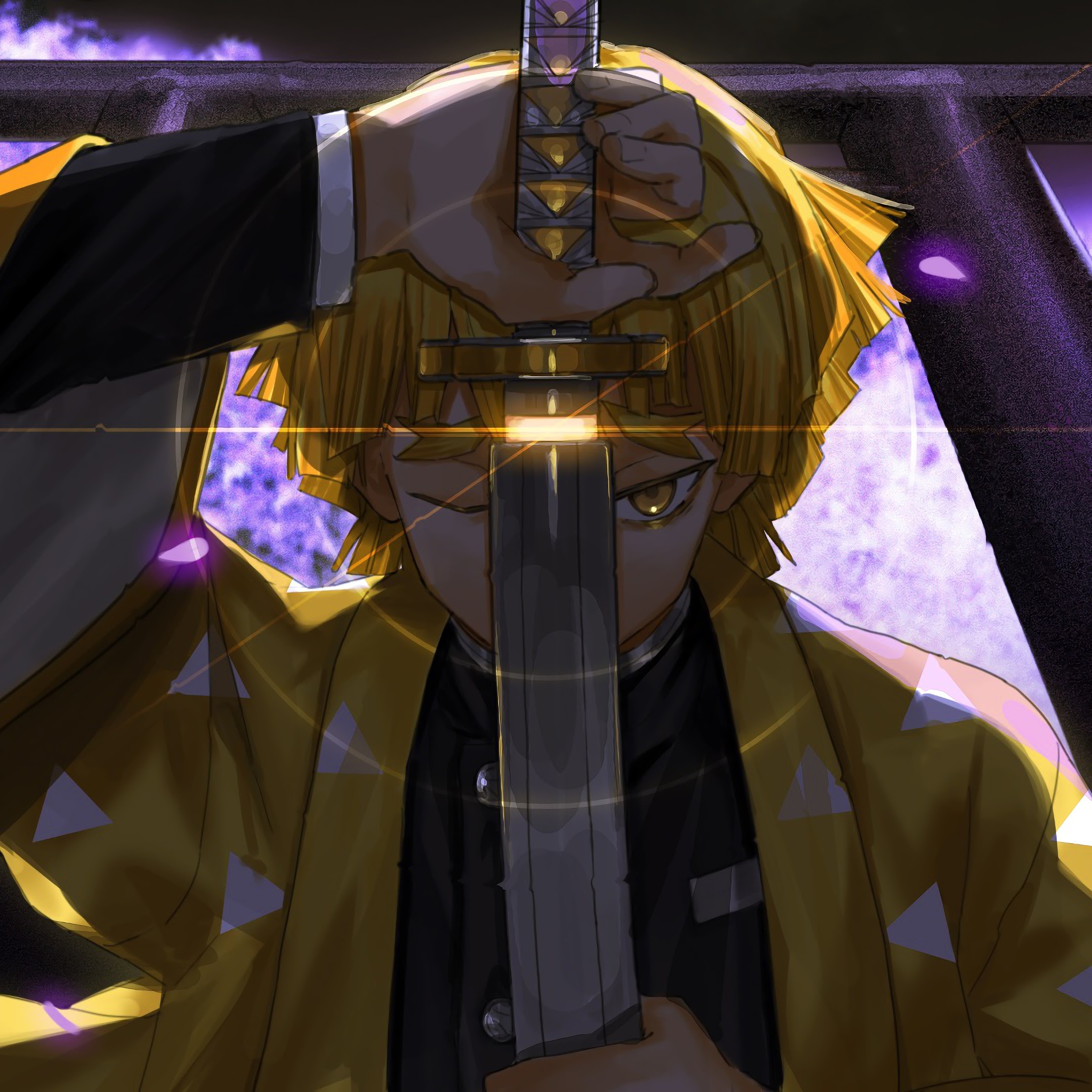 Zenitsu Agatsuma, Kimetsu No Yaiba, 4K, #45 Wallpaper PC Desktop