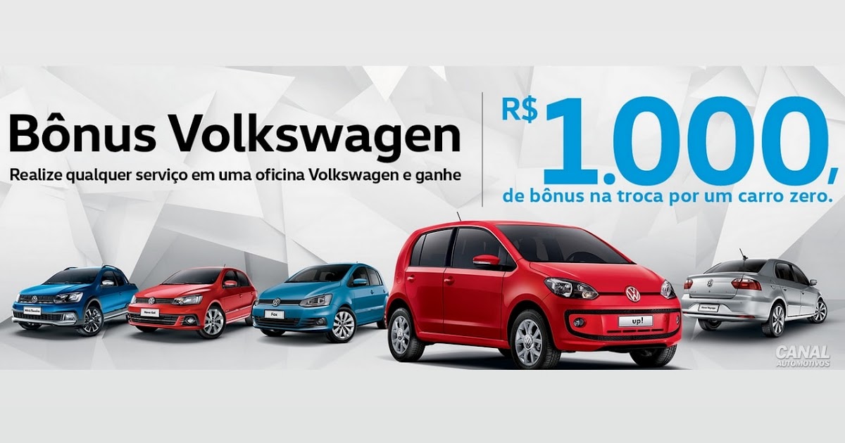 Volkswagen Prorroga Promoção de R$ 1.000 - Canal Automotivos - Consumo ...