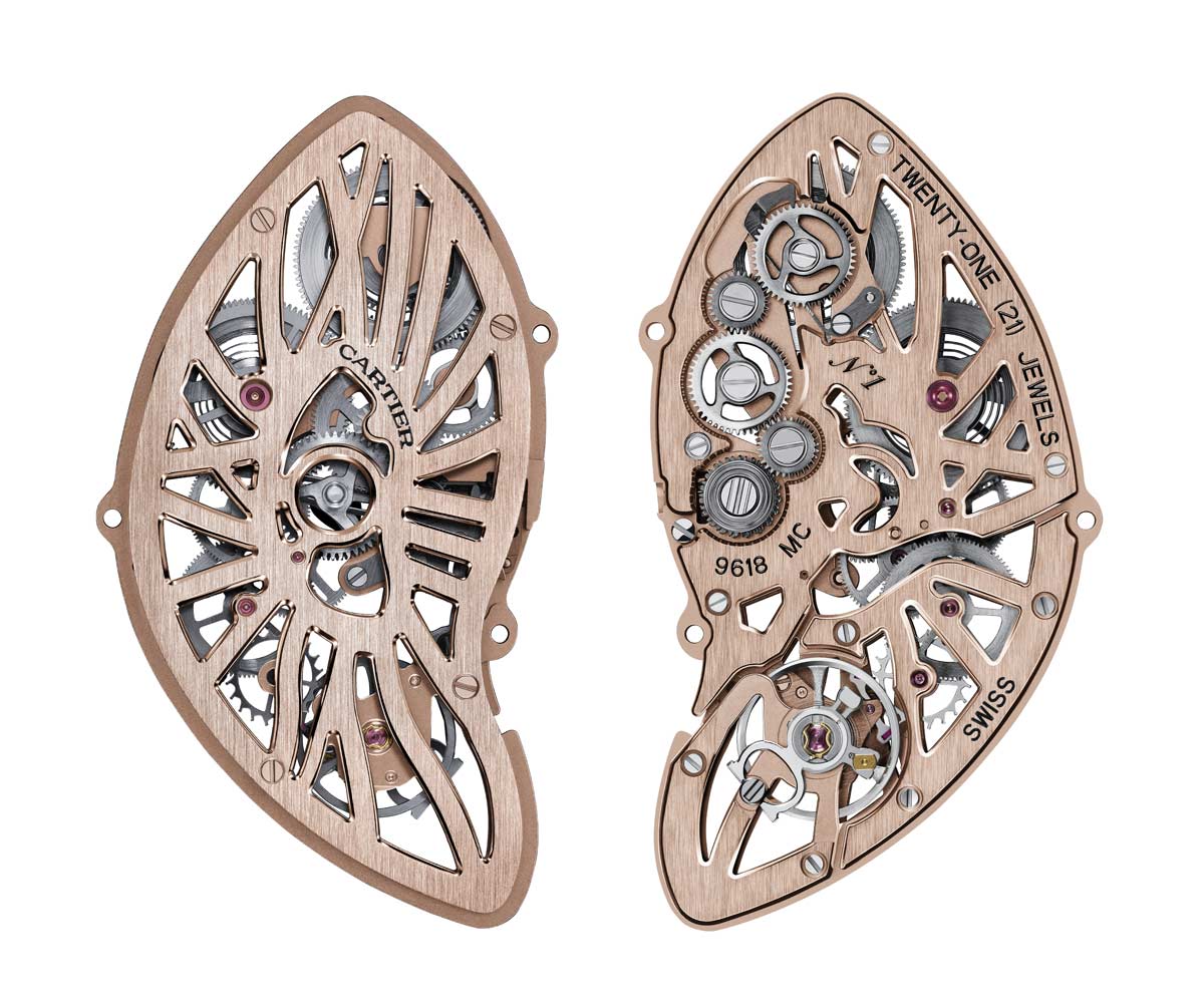 The movement beats at 28,800 vibrations per hour with a power reserve ...