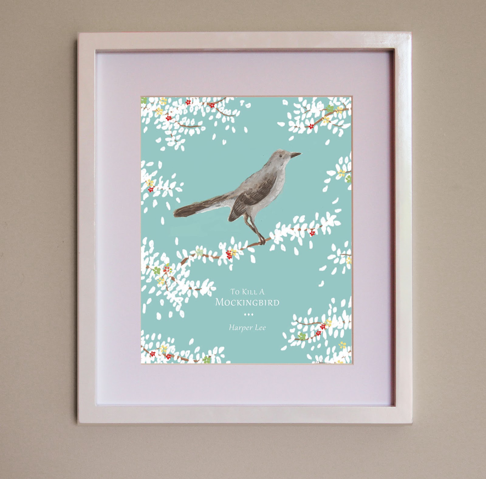 Amelia Edmonston: Mockingbird Print