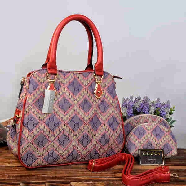 Tas Gucci Bella Batik 3 Laci Set 2 Pouch Super - ACIDO - ButikMarcello ...