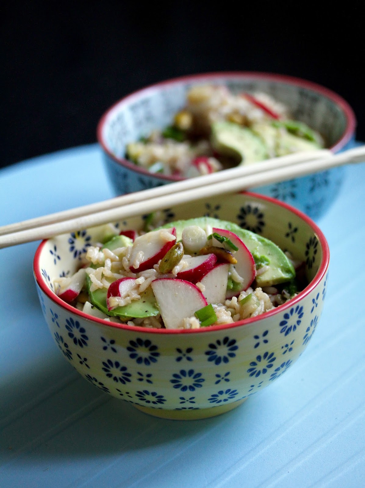 Smith's Vegan Kitchen: Brown Rice Bowl with Ginger, Radish and Avocado