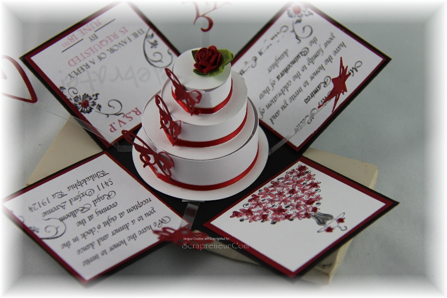 Jinky's Crafts & Designs: Quinceañera Exploding Invitation Box