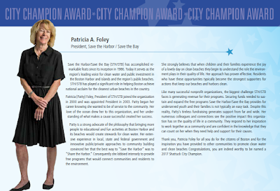 Sea, Sand and Sky: Patty Foley Named Henry L. Shattuck City Champion